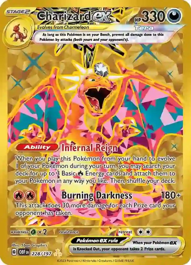 OBF #228 Charizard ex HR - Cardian